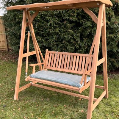 Teak Garden Two Seater Swing Seat | Kingsley Smythe
