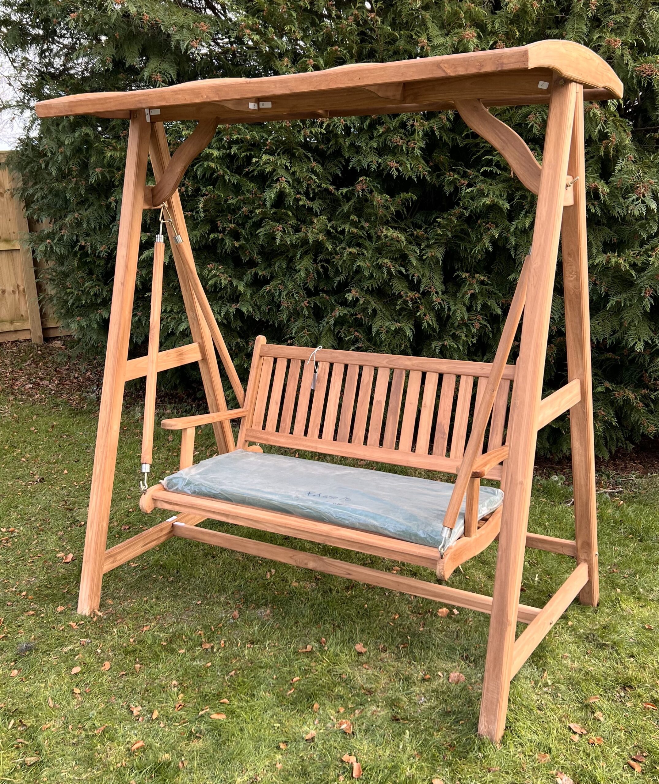 Teak Garden Two Seater Swing Seat | Kingsley Smythe