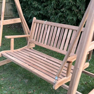 Teak Garden Two Seater Swing Seat | Kingsley Smythe
