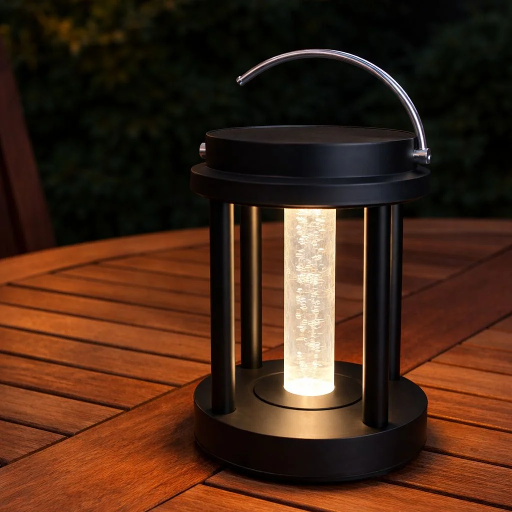 Battery-powered table-top lamp - white | Kingsley Smythe